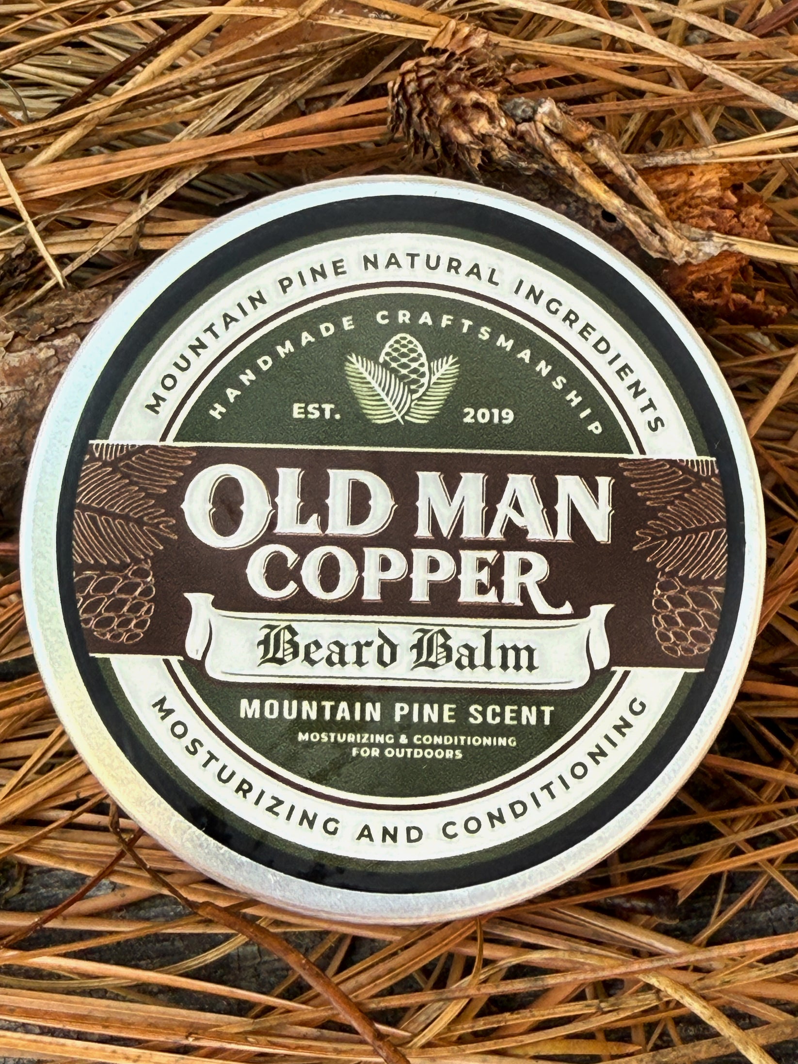 Old Man Copper "Mountain Pine" Pine Beard Balm 4 oz – Old Man Copper ...